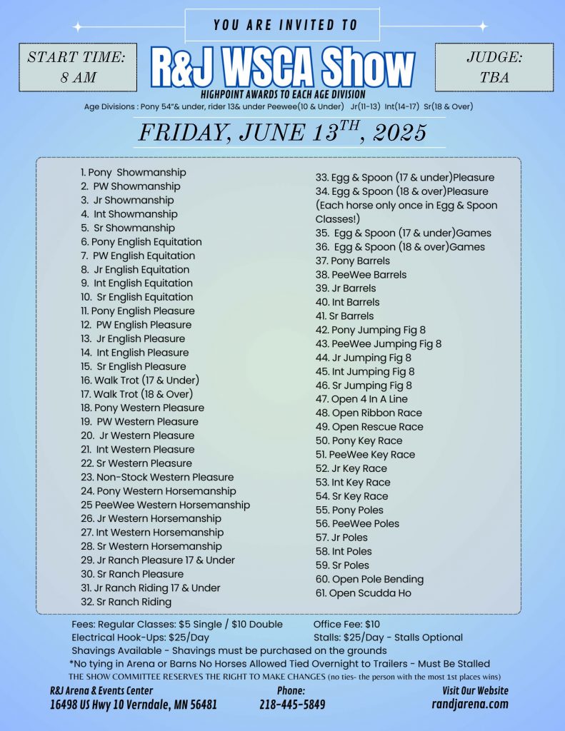 R & J WSCA Show – WSCA On Deck Site